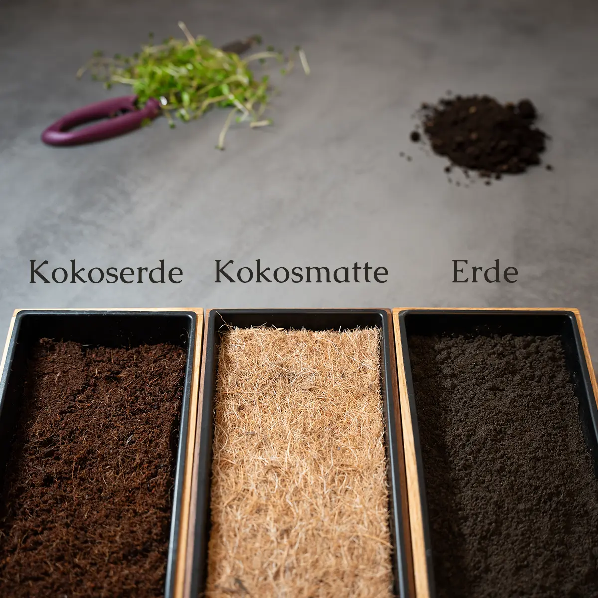 Kokoserde Pur Oder Mischen